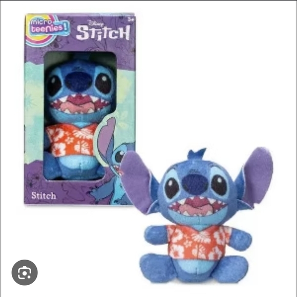 Disney | Toys | Disney Stitch Micro Teeny Plush Blue And Red | Poshmark